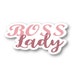 Boss Lady Motivational Waterproof Vinyl Sticker Decal - Etsy