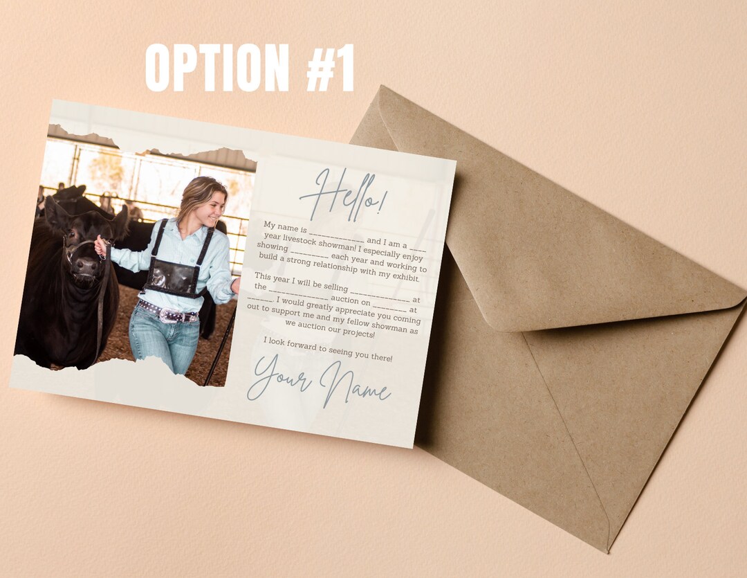 Digital Custom Livestock Auction Invitation - Etsy