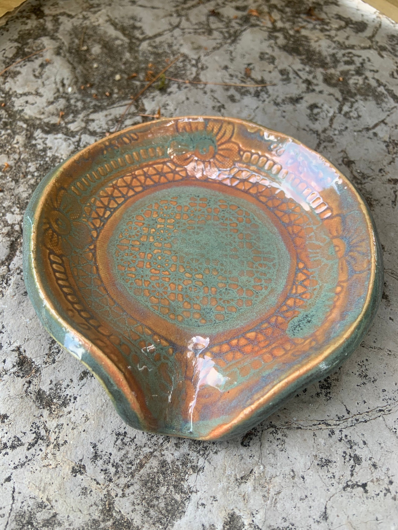 Ceramic Spoon Rest//made in USA - Etsy