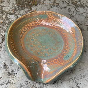 Ceramic Spoon Rest//made in USA - Etsy