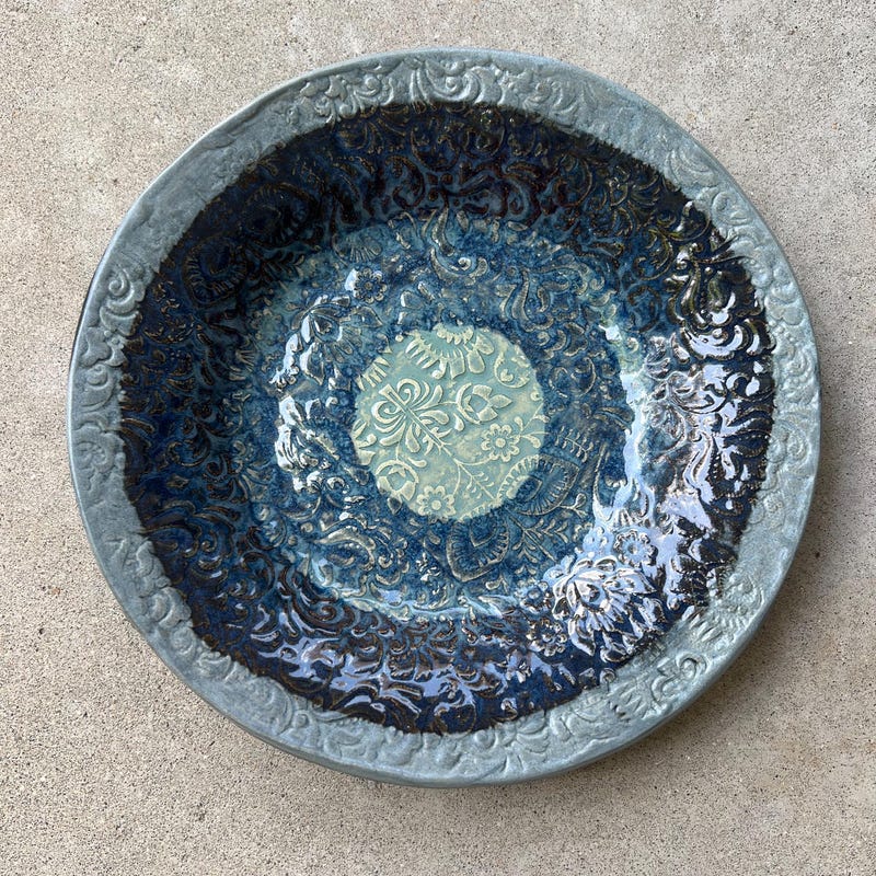 Clay Bowl With Birds - Etsy