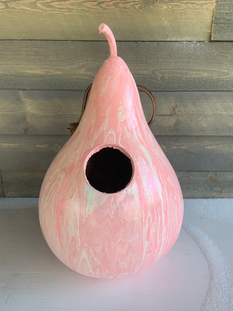 Pour Painted Purple Martin Gourd Birdhouse - Etsy