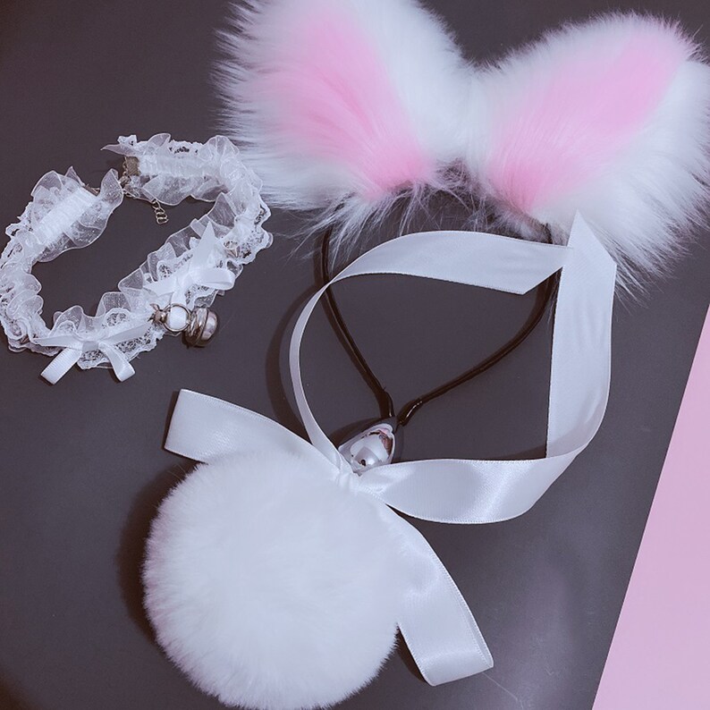 Bunny Ears And Tail Bunny Ears Headband Tail Butt Plug And Ears Ddlg