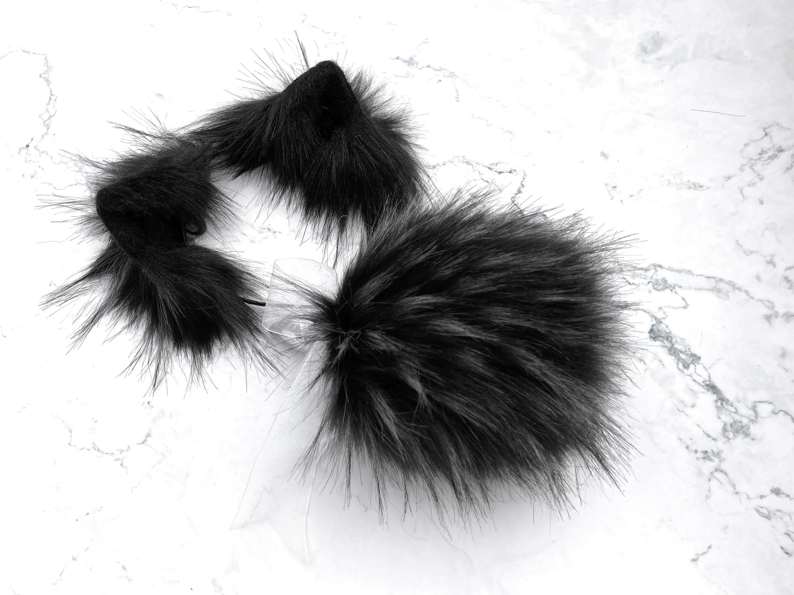 Bunny Ears and Tail,bunny Ears Headband,tail Butt Plug and Ears,ddlg ...