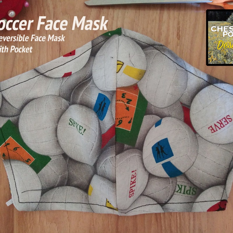 Soccer Face Mask - Etsy