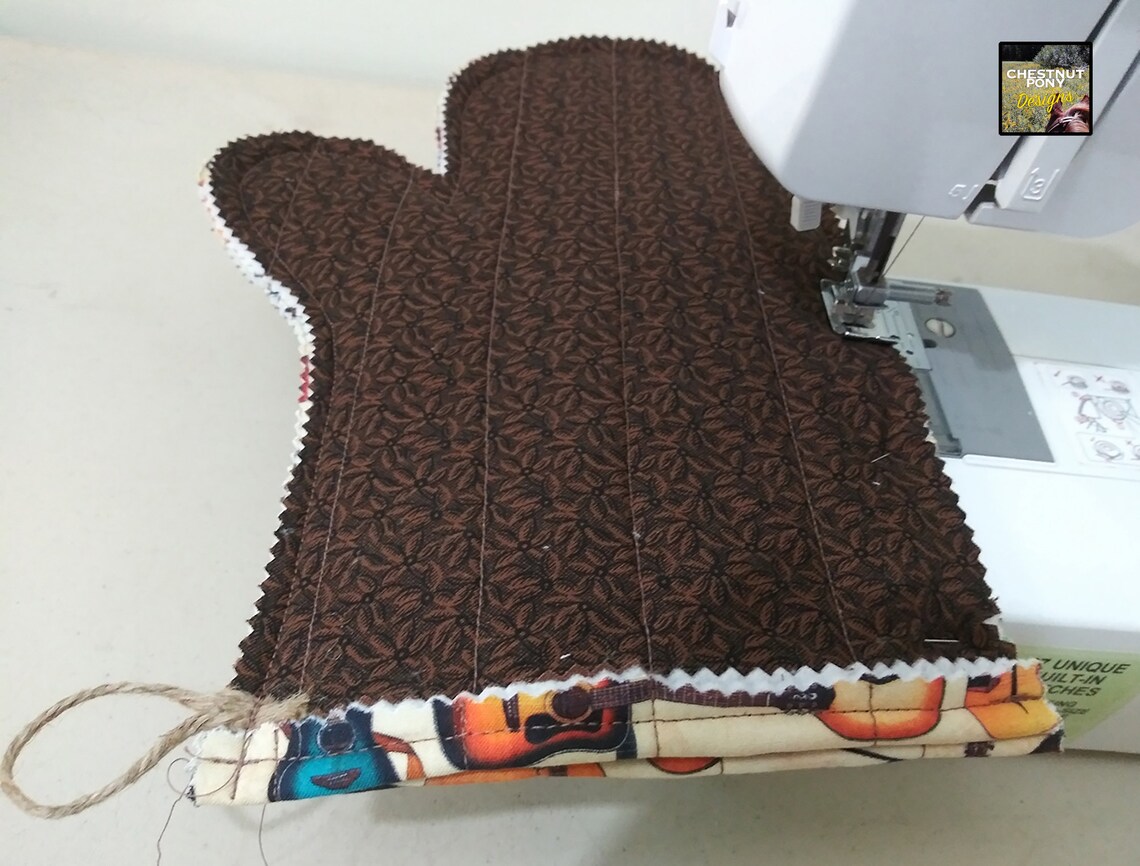 Easy Quilted Oven Mitt Pattern Sew Your Own in 8 Simple - Etsy