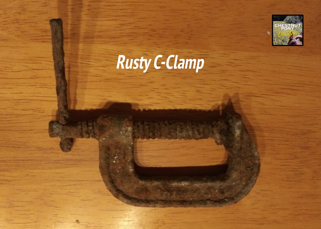Vintage C Clamp 5" - Used, Antique Tool, Primitive, Year Made Unknown ...