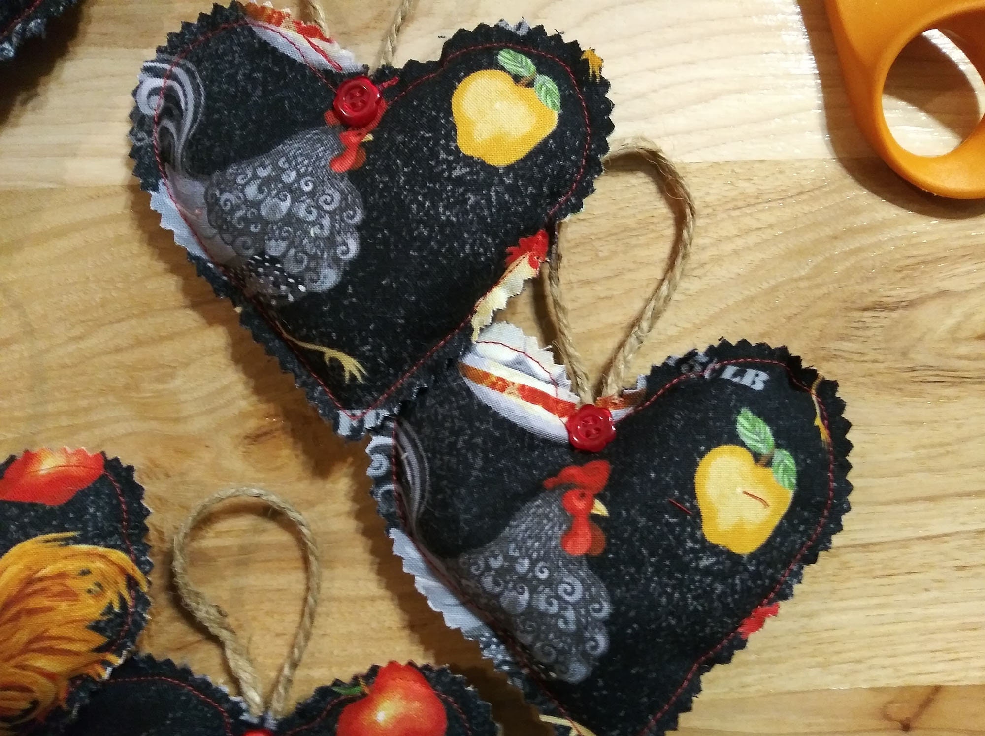 Small Memory Heart Pillows - 2 Custom Made From Favorite Shirt, Fabric ...