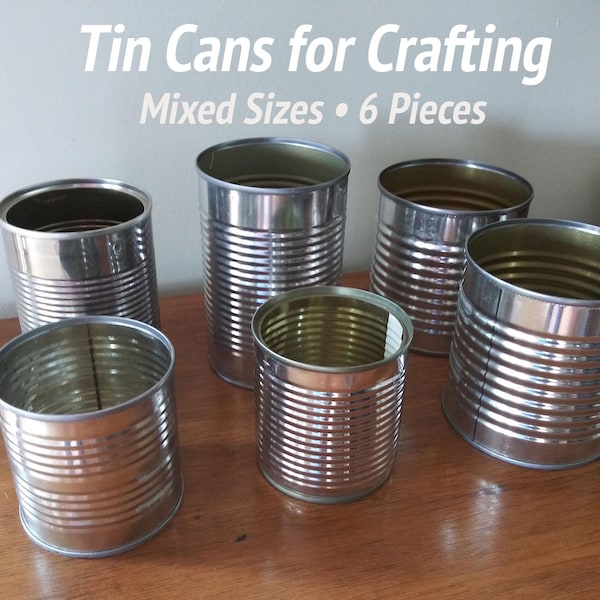 Empty Tin Cans - Etsy