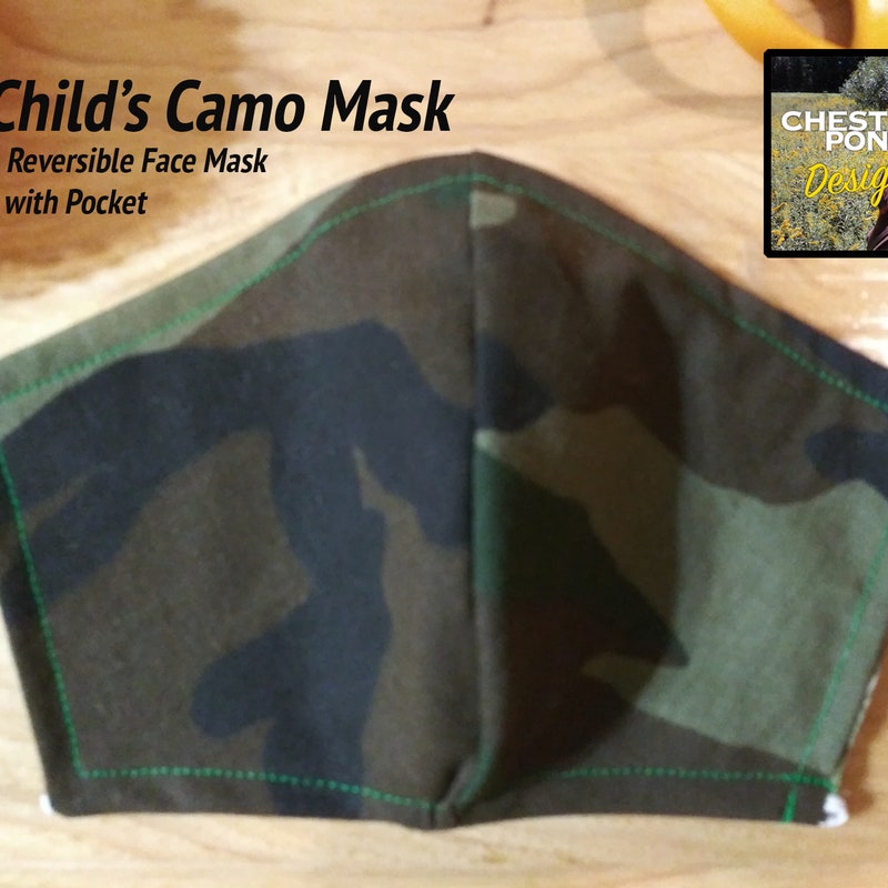 Camo Face Mask - Etsy