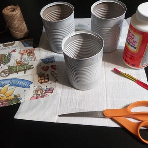 Easy Tin Can Craft Instructions - Instant Pdf Download, Use Any Can ...