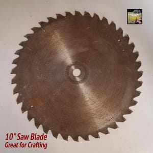 Rusty Saw Blade, 10 Circular, Round Metal With Teeth, Great for ...