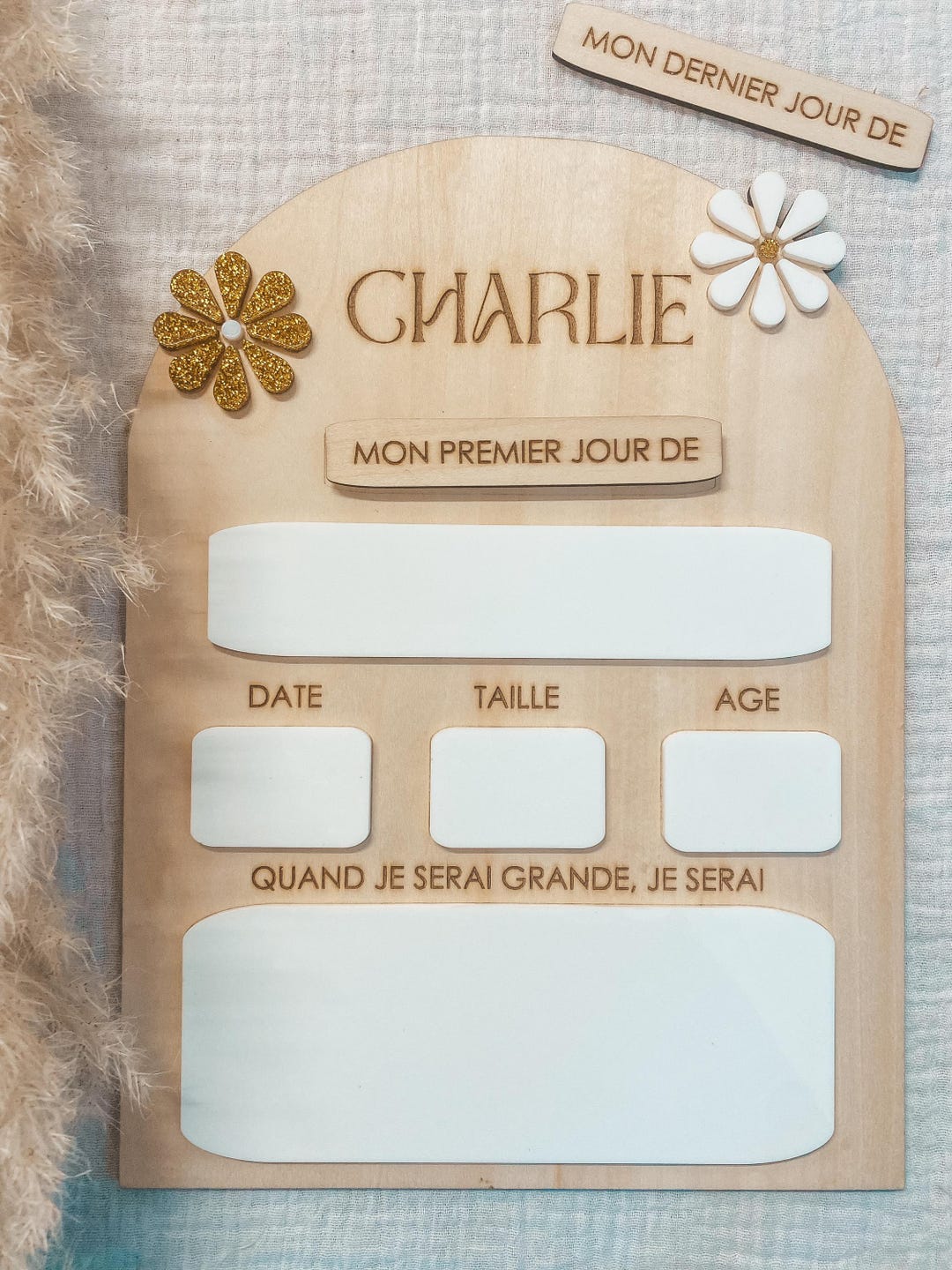 Personalized Daisy Back-to-school Sign / Placard - Etsy