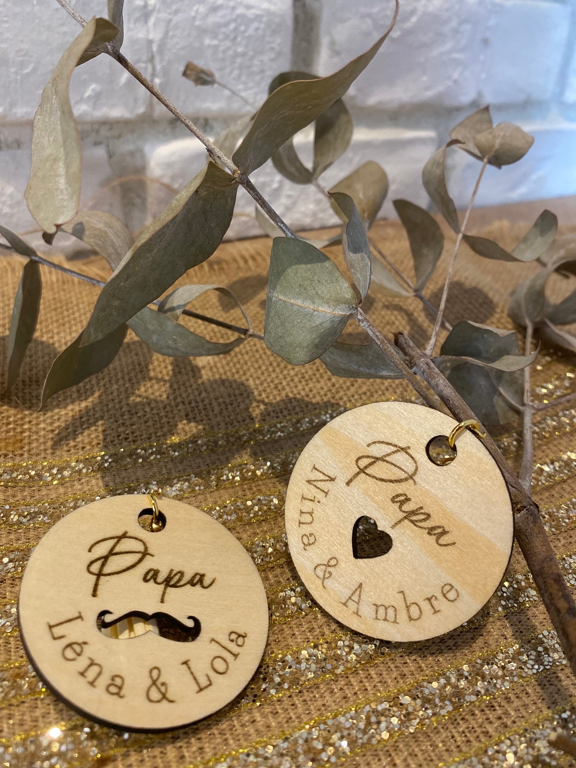 Personalized Dad Keychain - Etsy