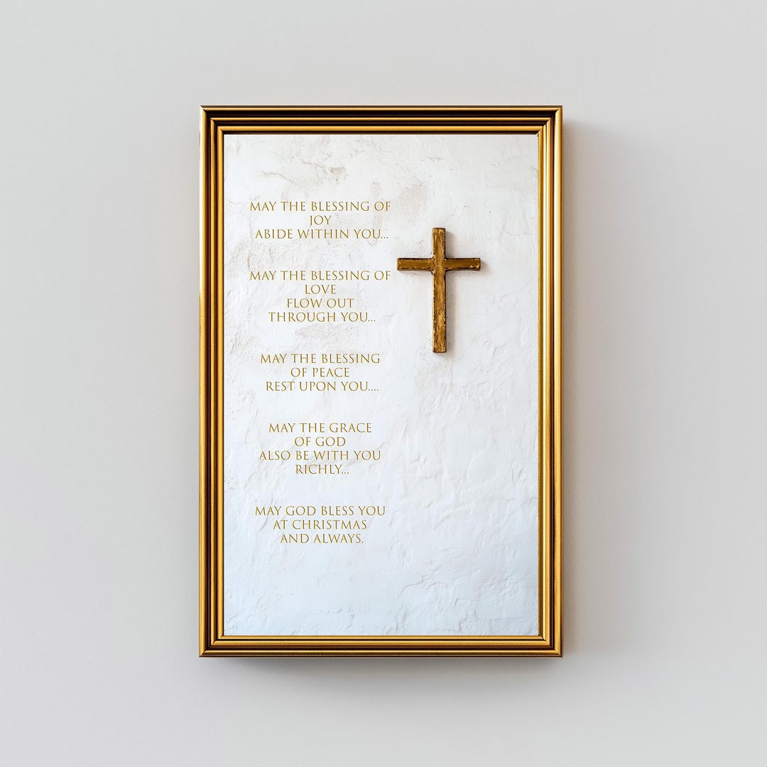 Inspirational Motivational Religious Christian Blessings Faith Poster ...
