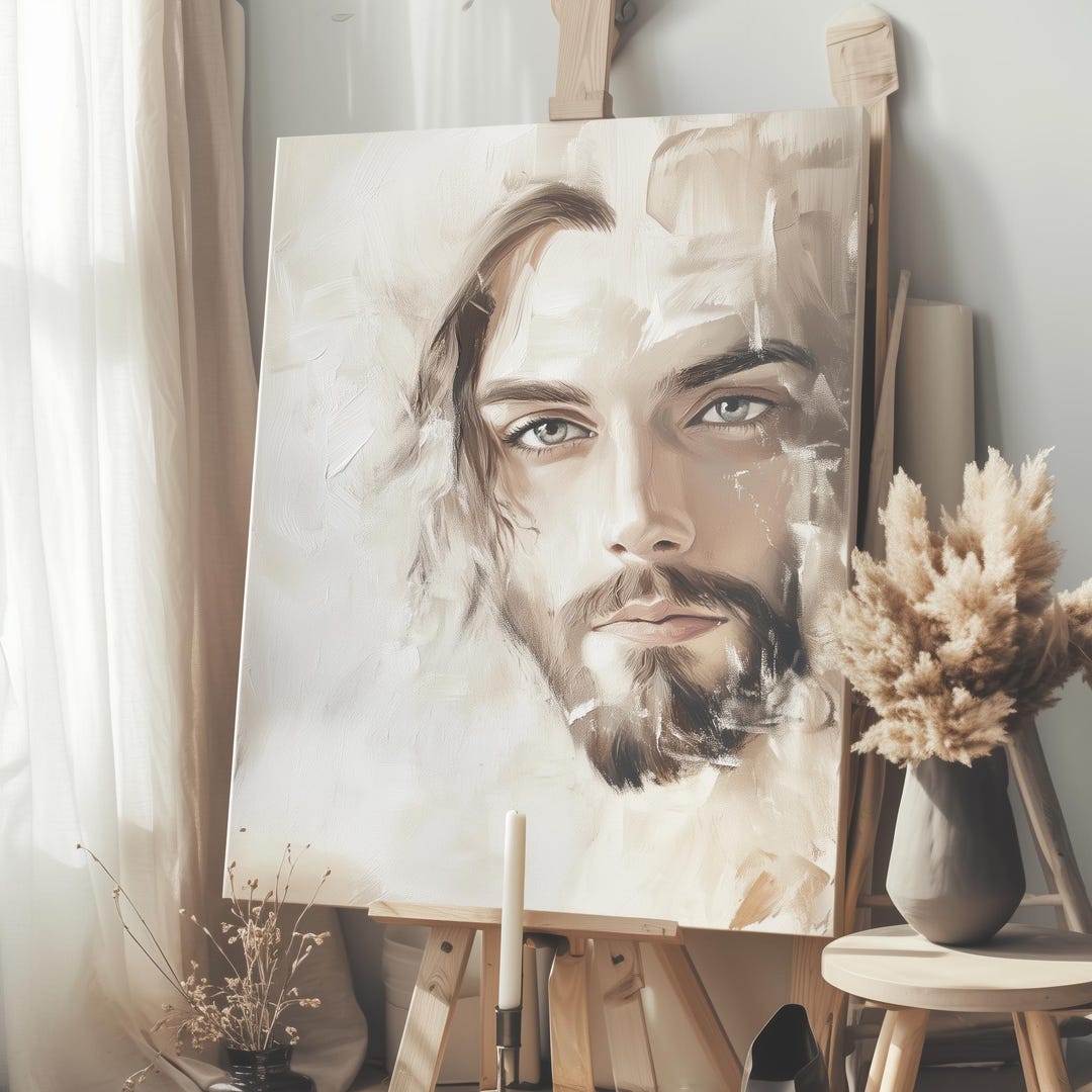 Jesus Christ Catholic Religious Art Prints Christian Aesthetic Digital ...