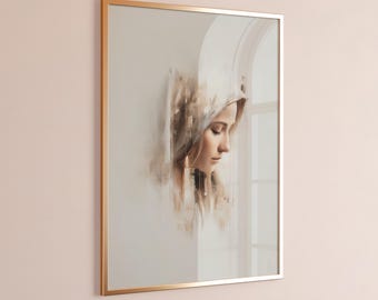 Virgin Mary Art Print: Catholic Sacred Home Decor (digital Download) - Etsy