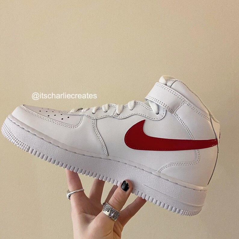Custom Mid Top Air Force 1's - Etsy