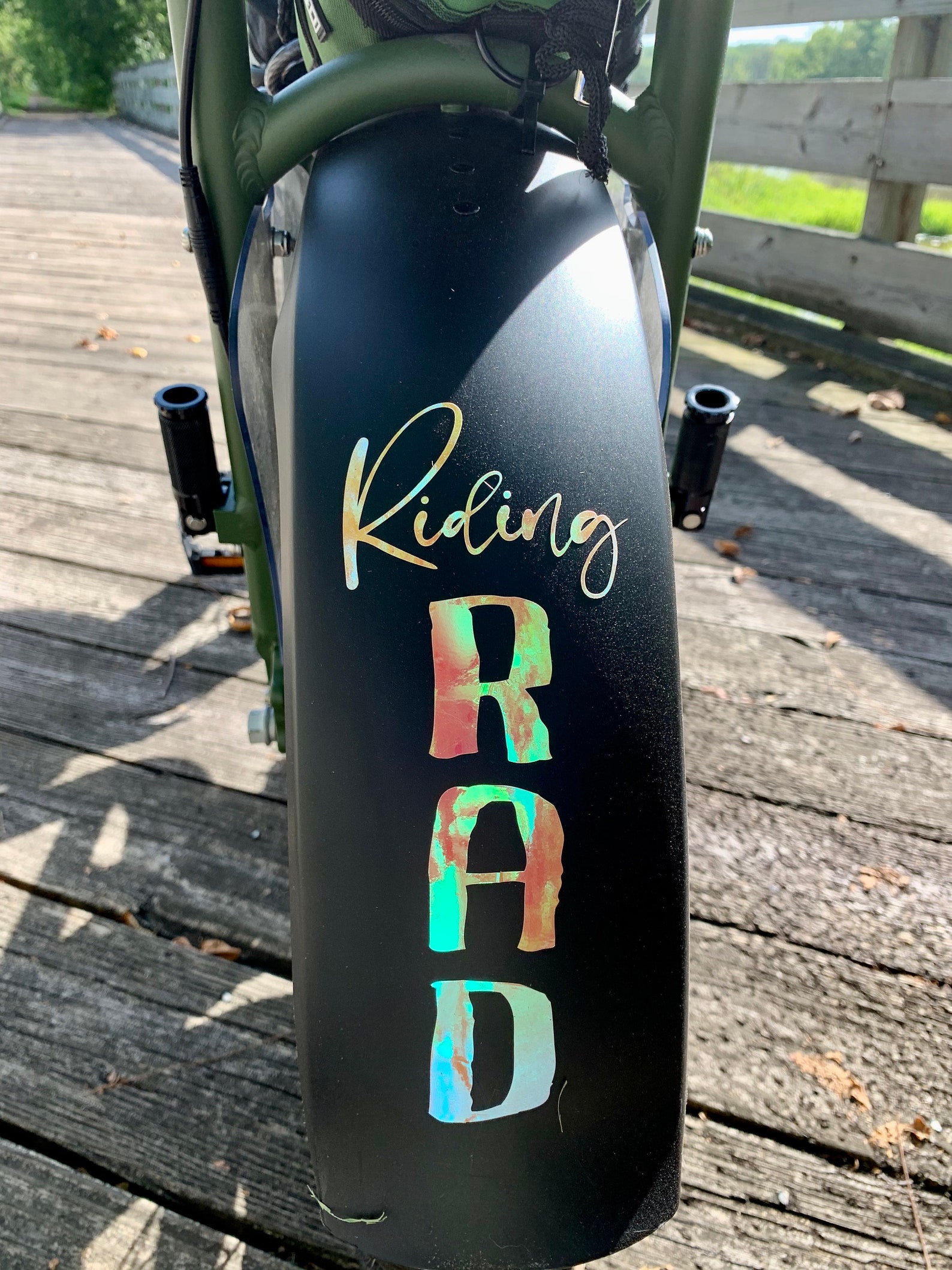 Rad Runner Ebike decal Riding Rad custom decal custom | Etsy