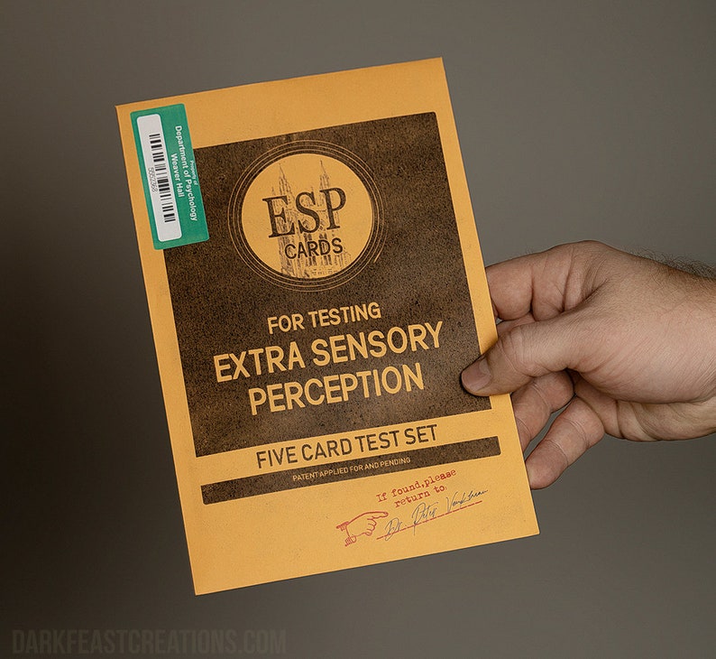 Ghostbusters ESP Zener Card Set - Etsy