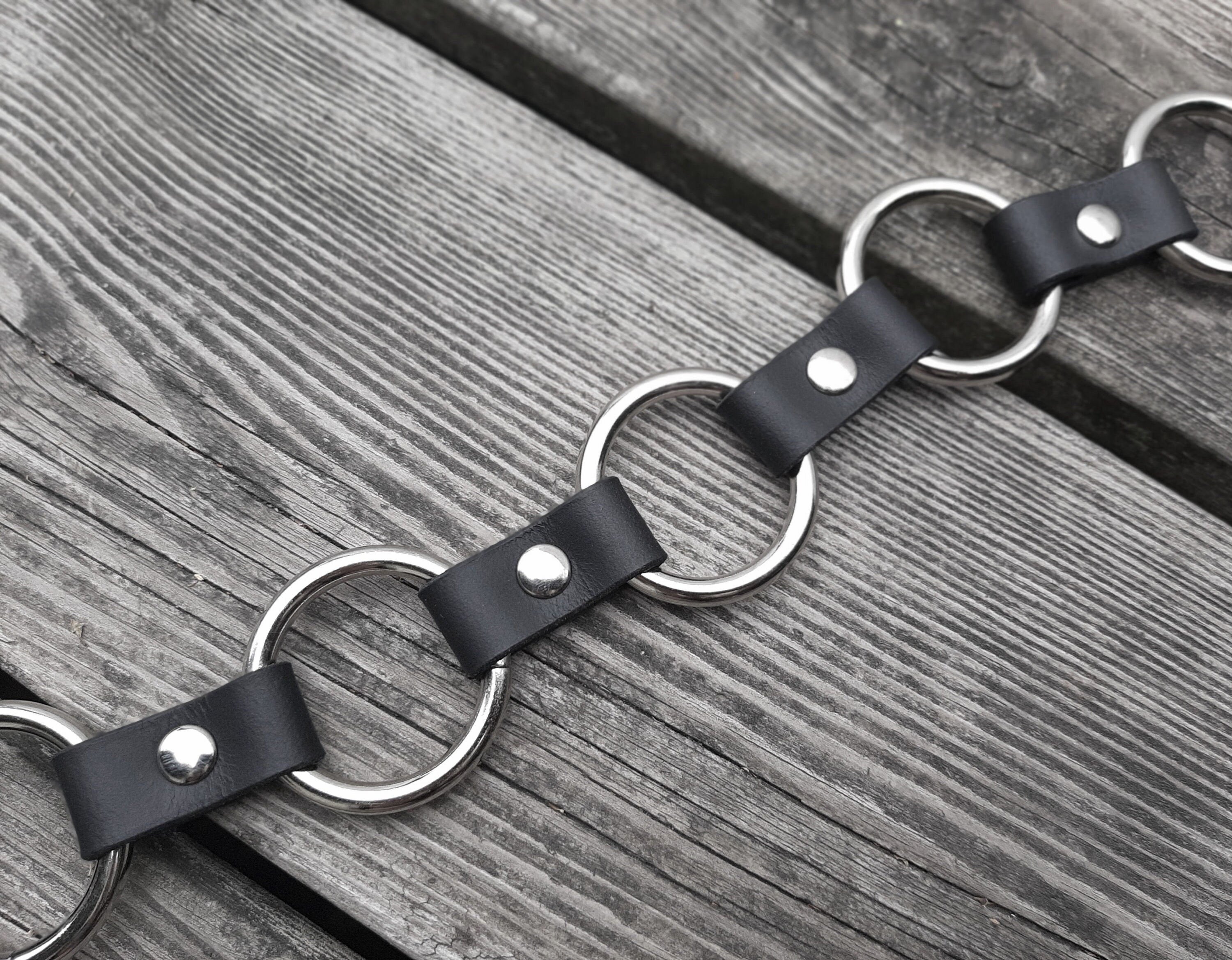 Leather O Ring Belt - Etsy