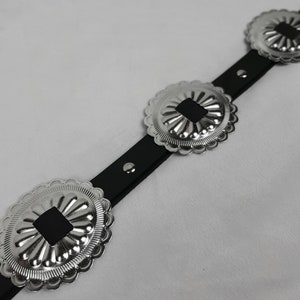 Large Scalloped Concho Belt - Etsy