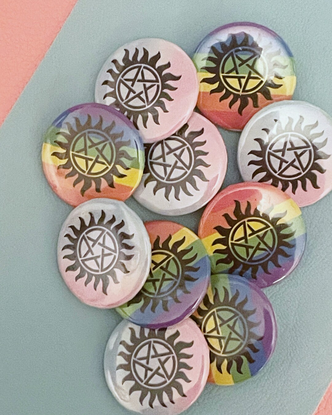 Supernatural Anti Possession Symbol Badge - Etsy