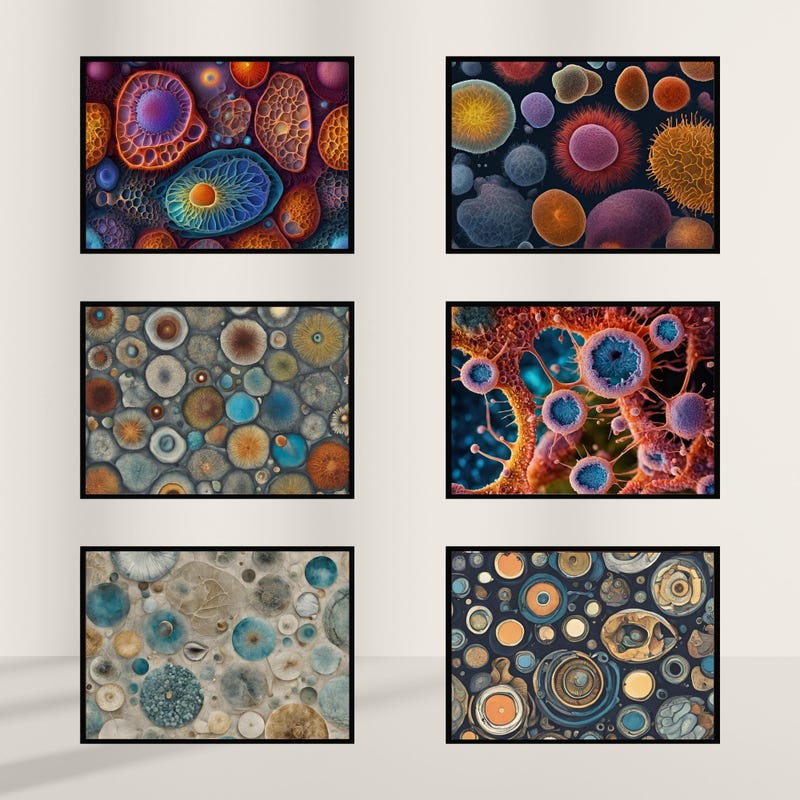 Microscope Art - Etsy