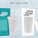 24oz Cold Cup Gift Box With Window and Lid Template - Etsy