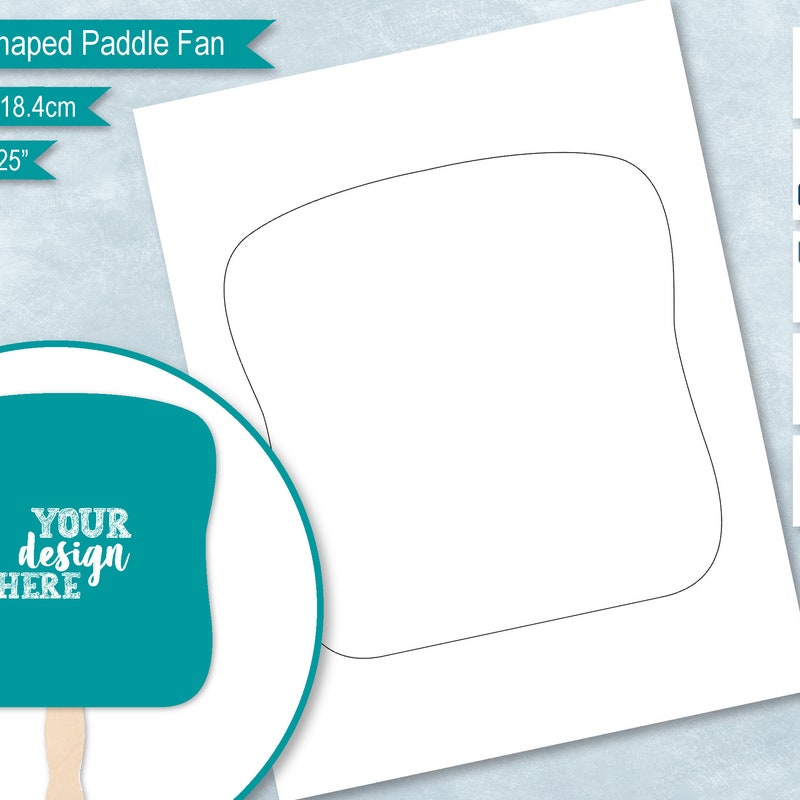Paddle Fan - Etsy