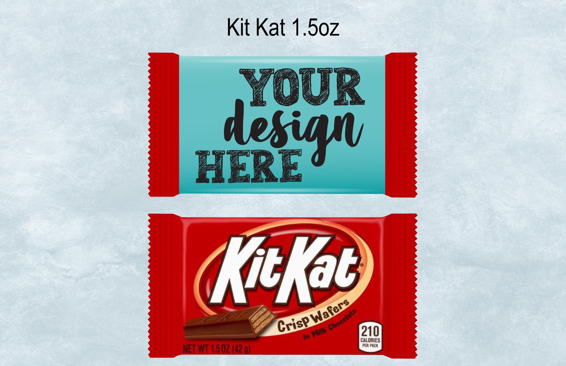 Kit Kat 1.5oz 42g Blank Wrapper with Template Nutritional | Etsy