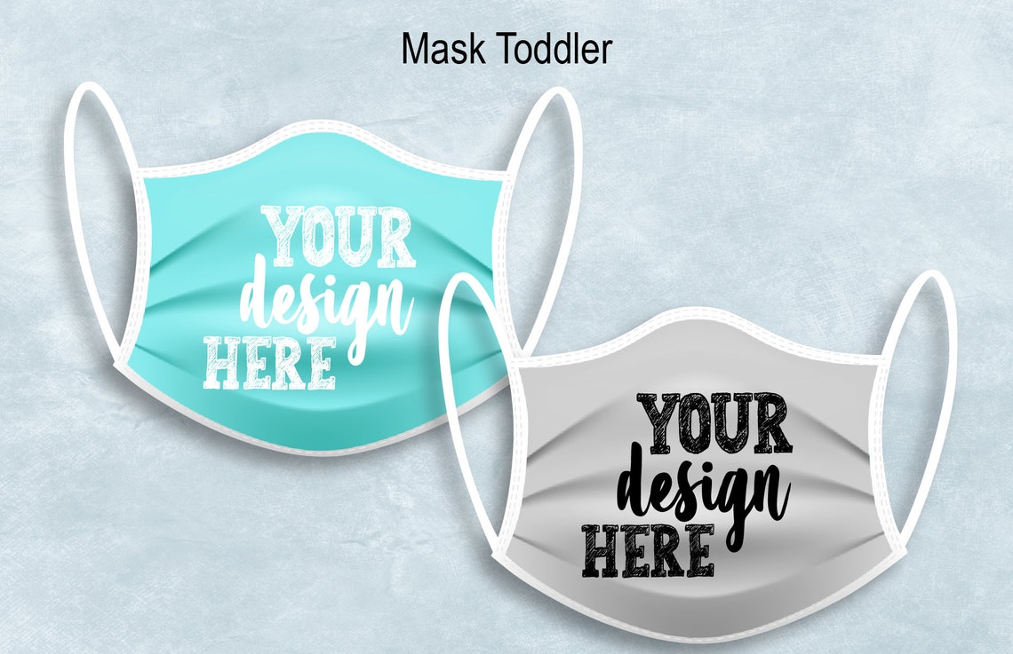 Toddler Face Mask Template Custom Blank Personalized Face | Etsy