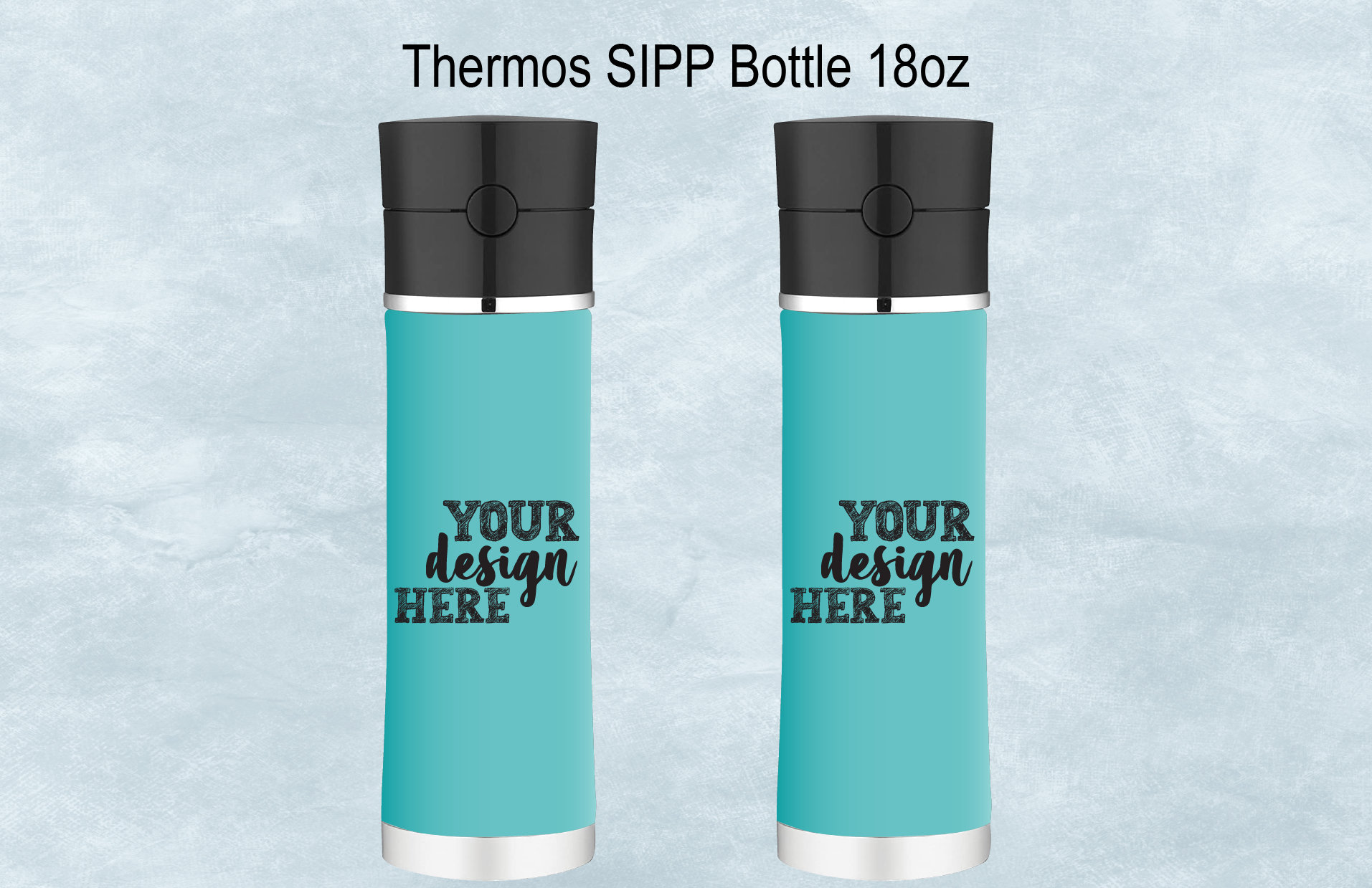 18oz Thermos SIPP Bottle Blank Wrapper Template Thermos - Etsy UK