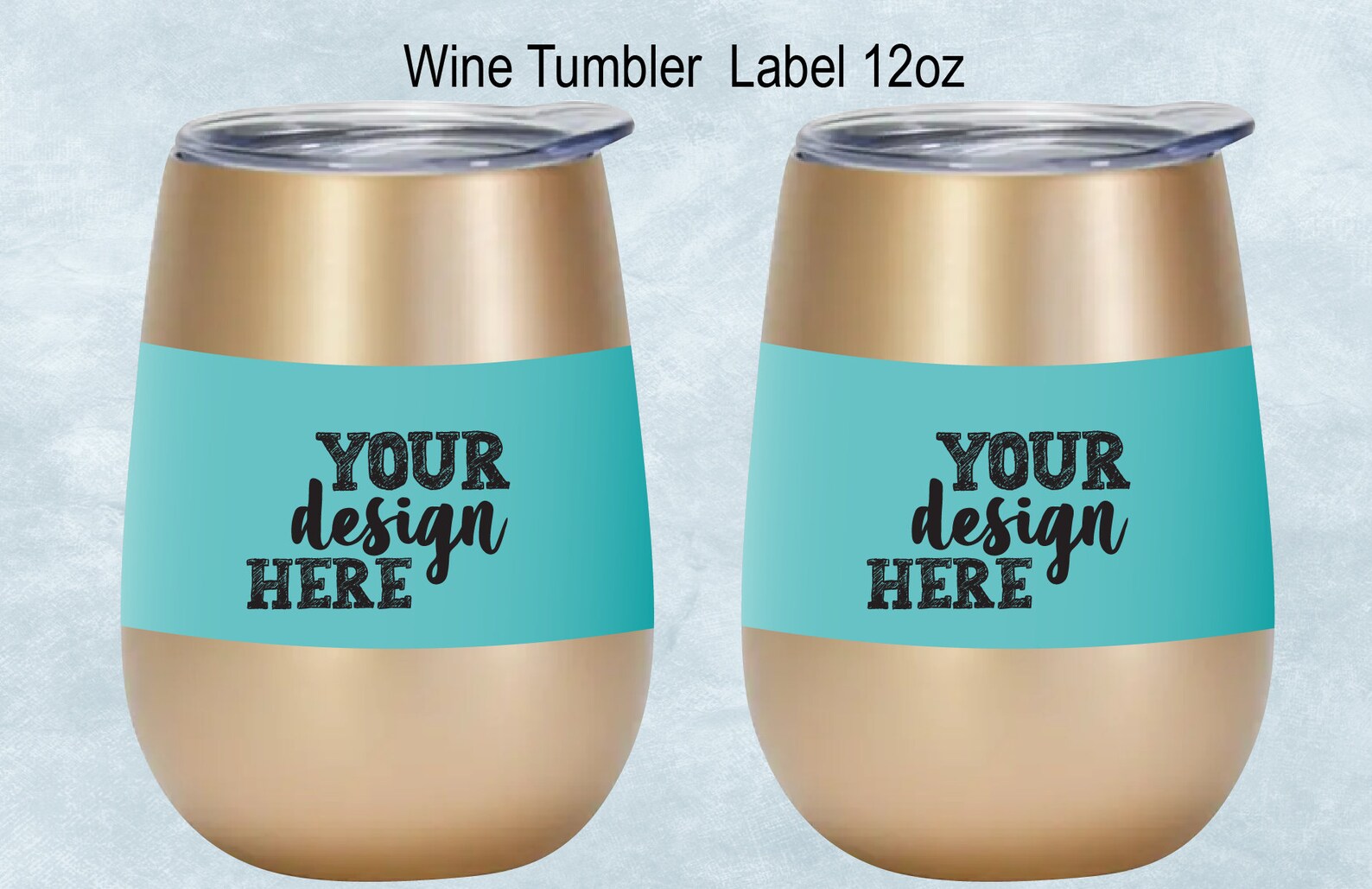 Wine Tumbler Template SVG