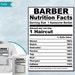 Employee Nutrition Facts, Staff SVG Nutritional Fact Label Template ...