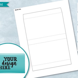 Nerds Candy Box 5oz 141.7g Blank Wrapper Template, Sticker Label ...