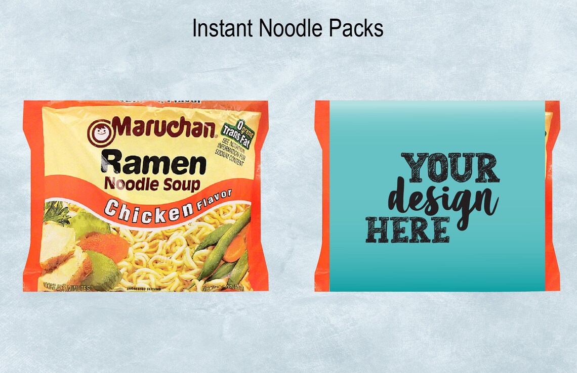 Maruchan Ramen 3oz 85g Wrapper Template with Nutritional | Etsy
