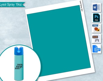 Lysol Spray Svg - Etsy