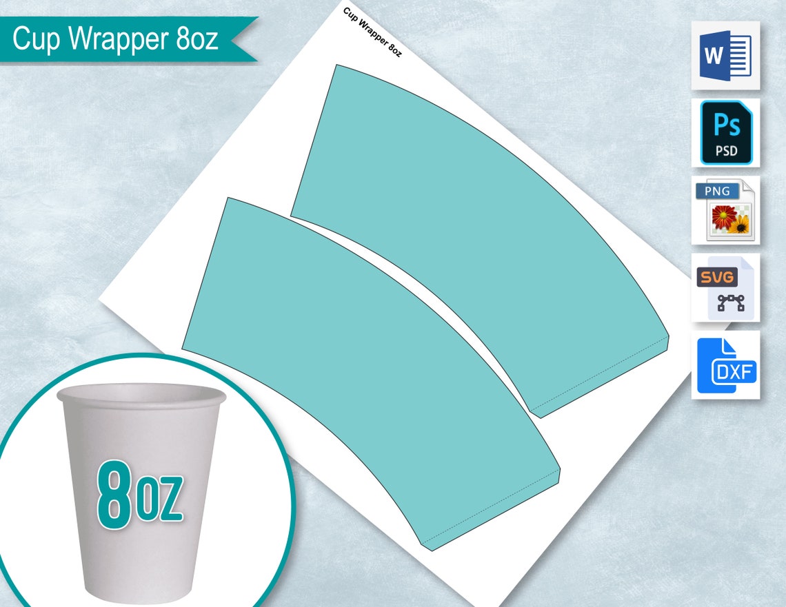 Cup Wrapper Template