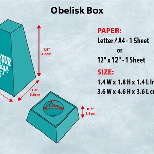 Obelix Gift Box, 8.5"x14" Sheet Printable, Obelix Favor Box, Party Gift ...