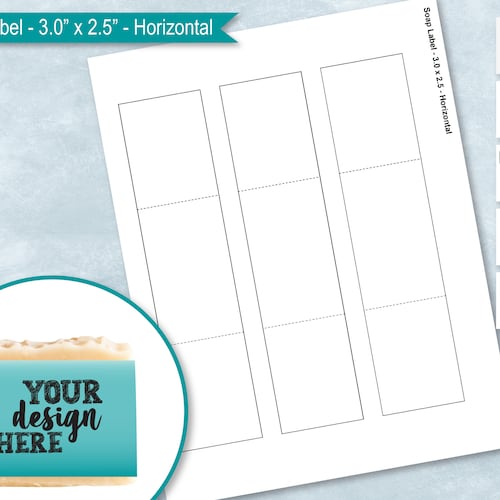 Soap Wrapper Template Soap Label SVG DXF Canva Ms Word - Etsy