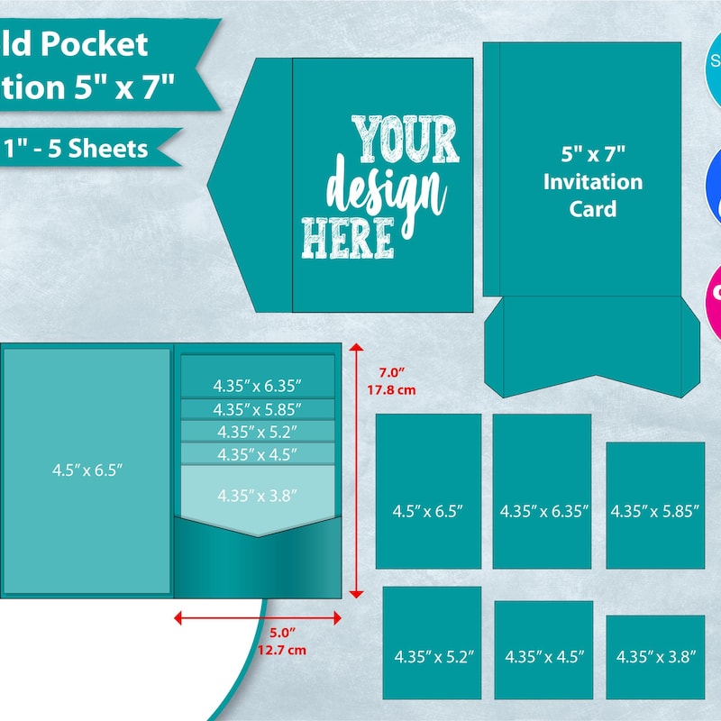 Blank Trifold Invitation - Etsy