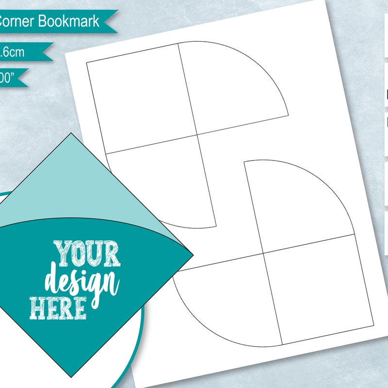 Corner Bookmark - Etsy