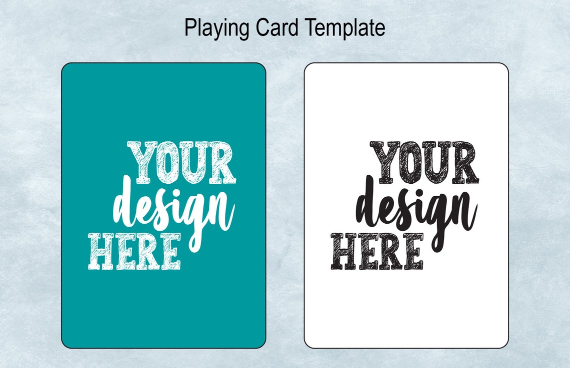 Playing Card, Trading Card, Sports Card Template DIY Blank Custom Poker ...