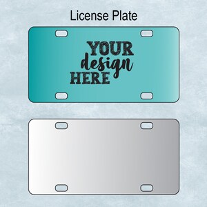 License Plate Blank Template, Sublimation Number Plate Label ...