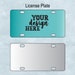 License Plate Blank Template, Sublimation Number Plate Label ...