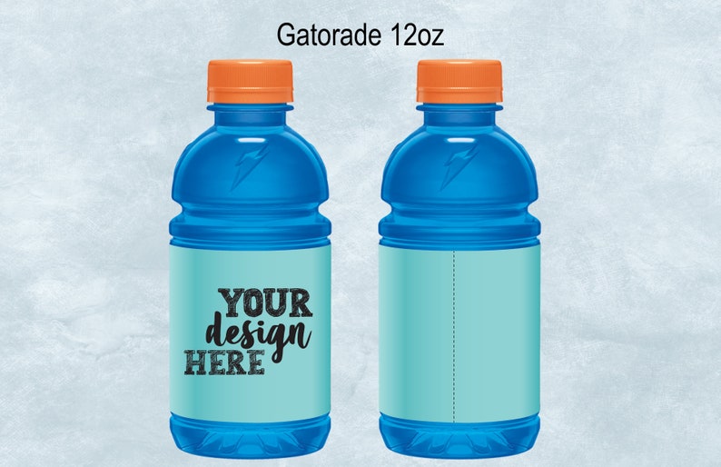Sports Drink Template 12oz 355ml Label Template Sticker Label Printable ...