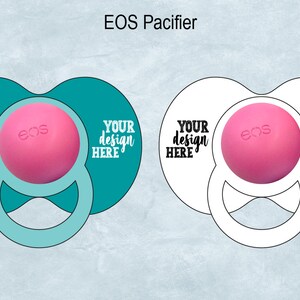 EOS Pacifier Card Blank Template, Sublimation Lipbalm Holder, Baby ...