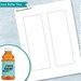 Sports Drink Template 12oz 355ml Label Template Sticker Label Printable ...