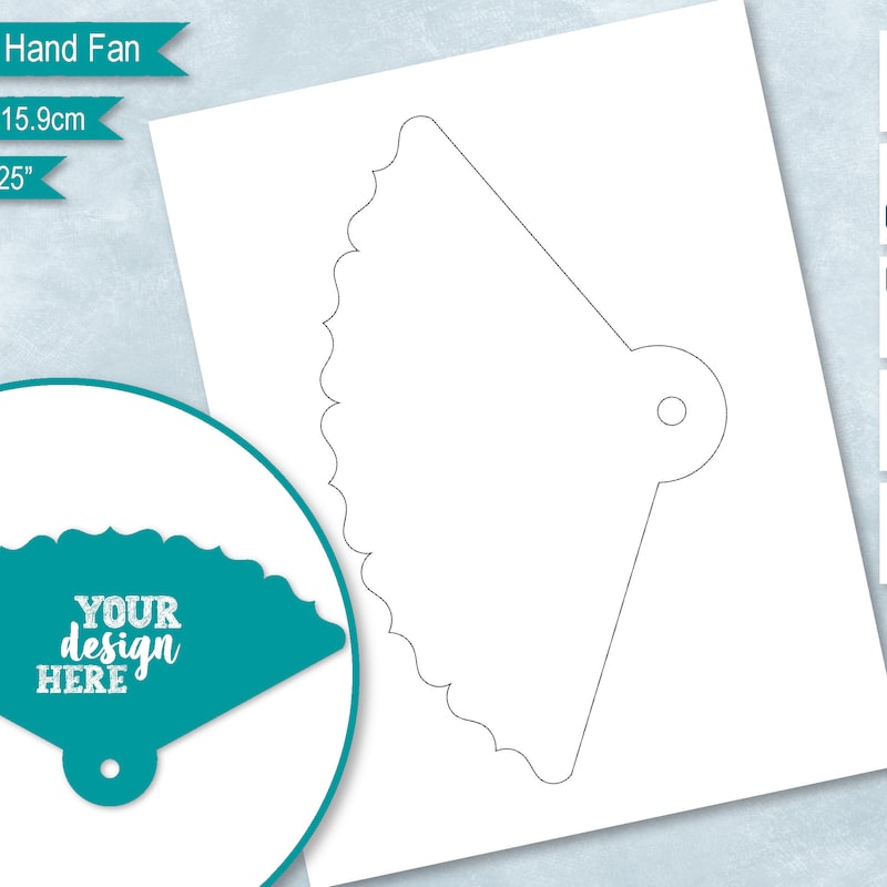 Clacking Fan Template Svg - Etsy